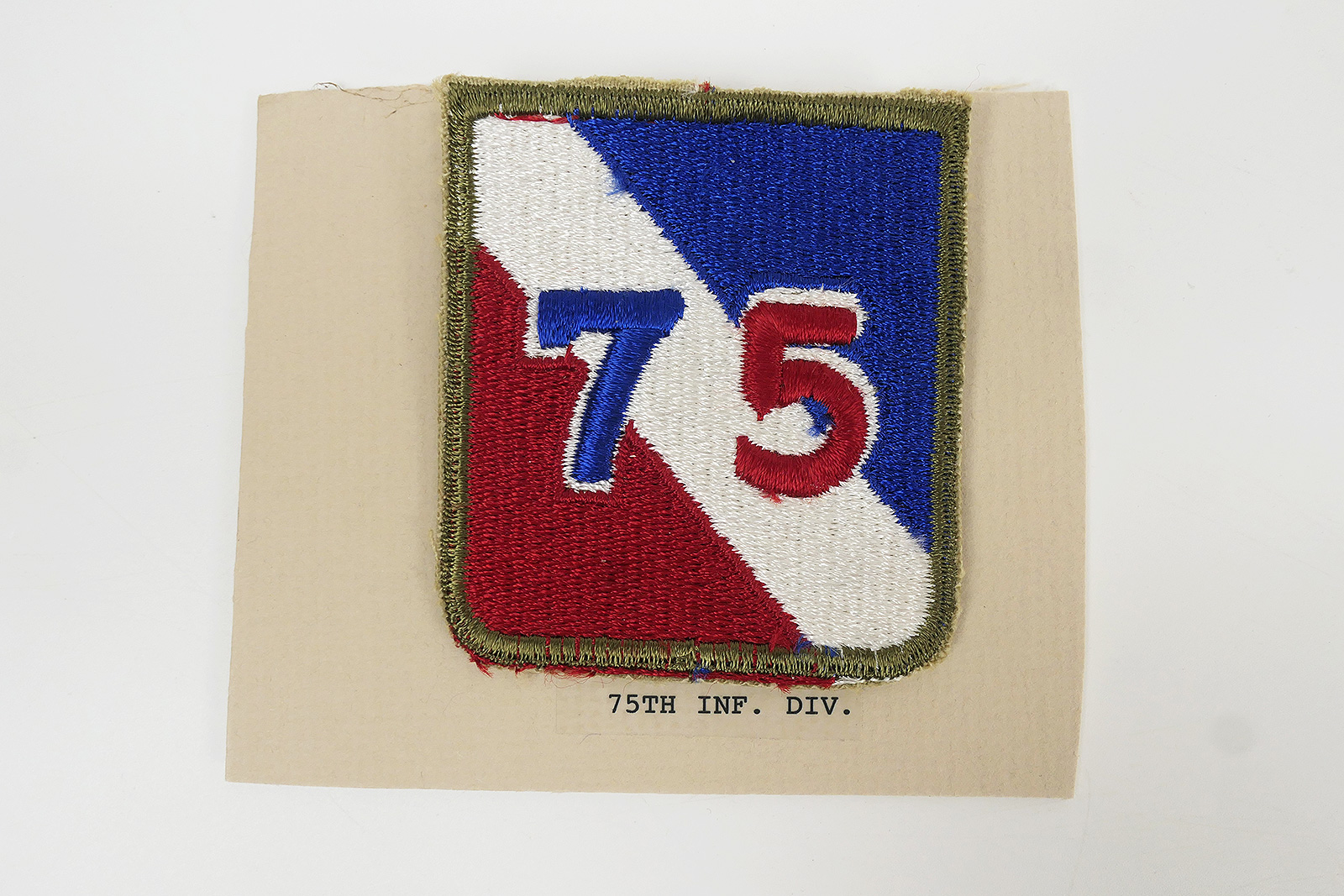 Original US ARMY WW2 Infantry Division Badge - 75th Infantry Patch ...