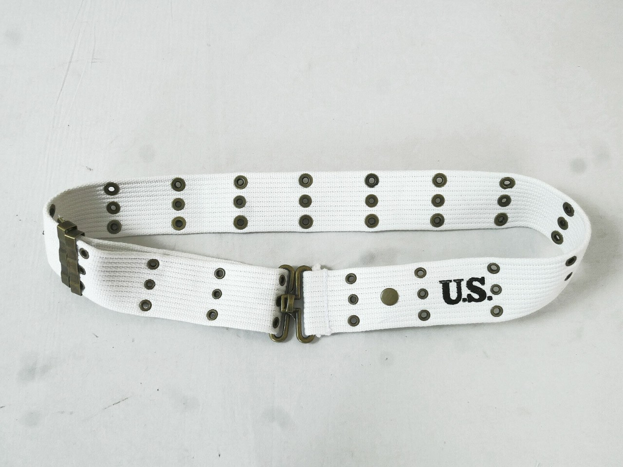 US MP Military Police Pistol Belt Belt white military police 135cm hole ...