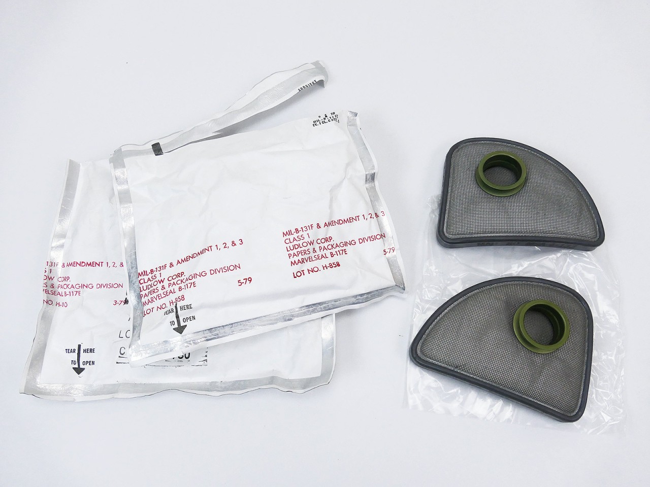 Original US filter M13A2 for gas mask Protective mask M17 M17A1 M17A2 ...