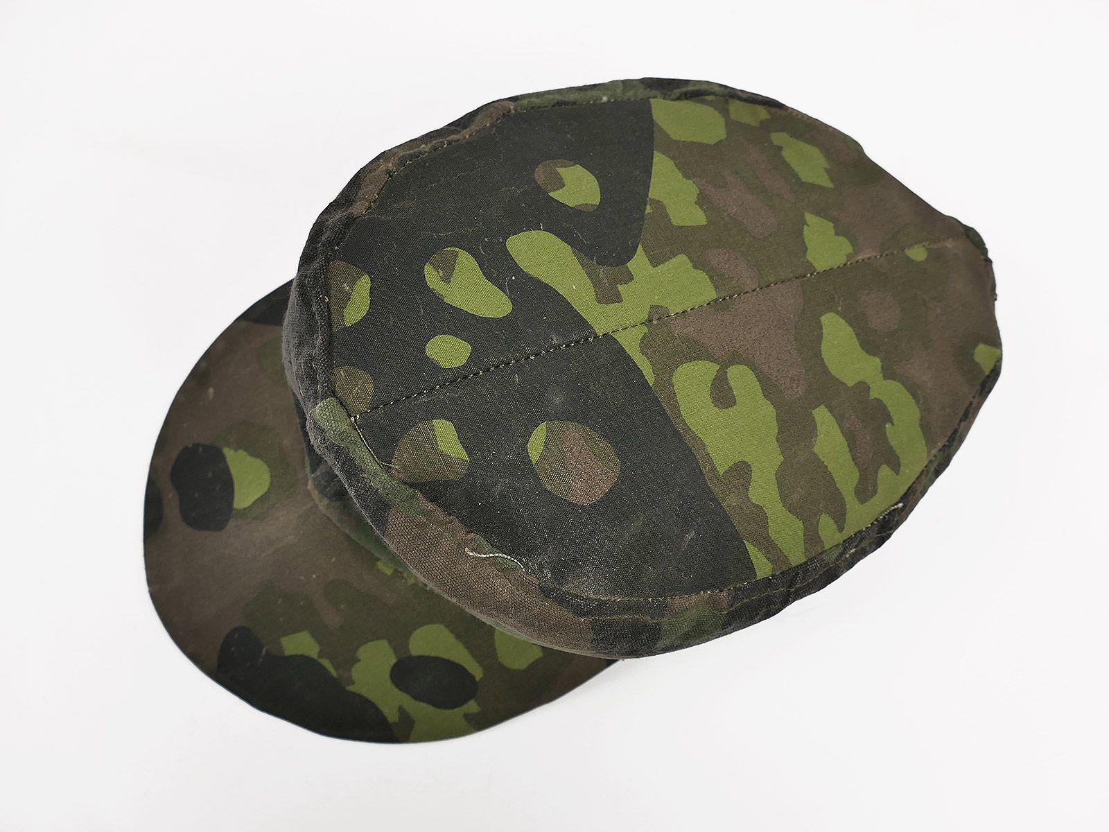 Waffen SS camouflage cap front production sycamore spring overprint ...