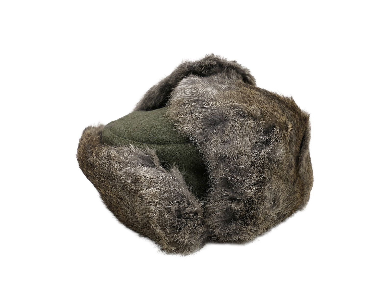 #43 Wehrmacht winter cap fur cap rabbit fur hare fur field cap size 62 ...