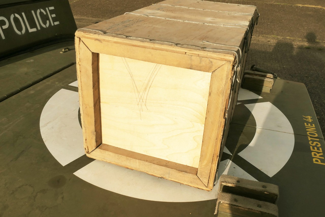US Army Jeep Ammunition Box Wood 100x Cartridge 40mm for Weapons UN ...