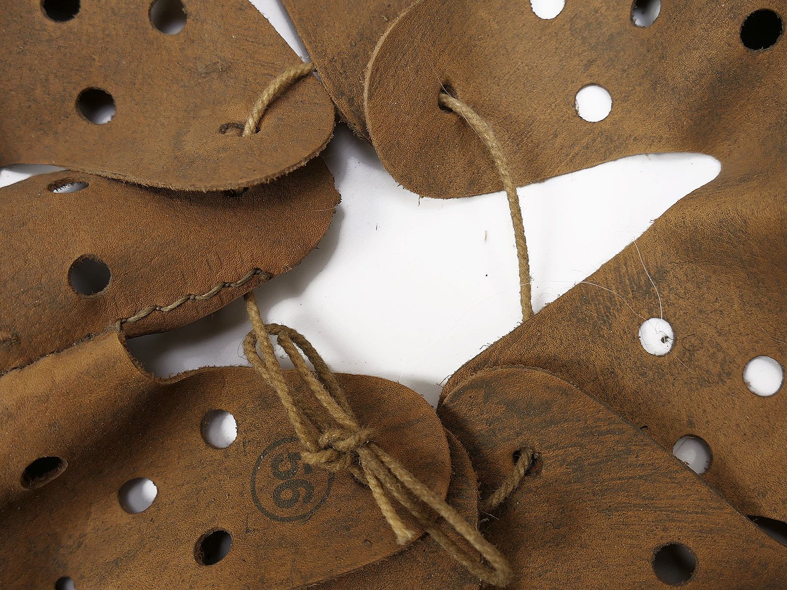 #192/ Wehrmacht steel helmet lining ANTIK interior M35 M40 M42 (56/64 ...