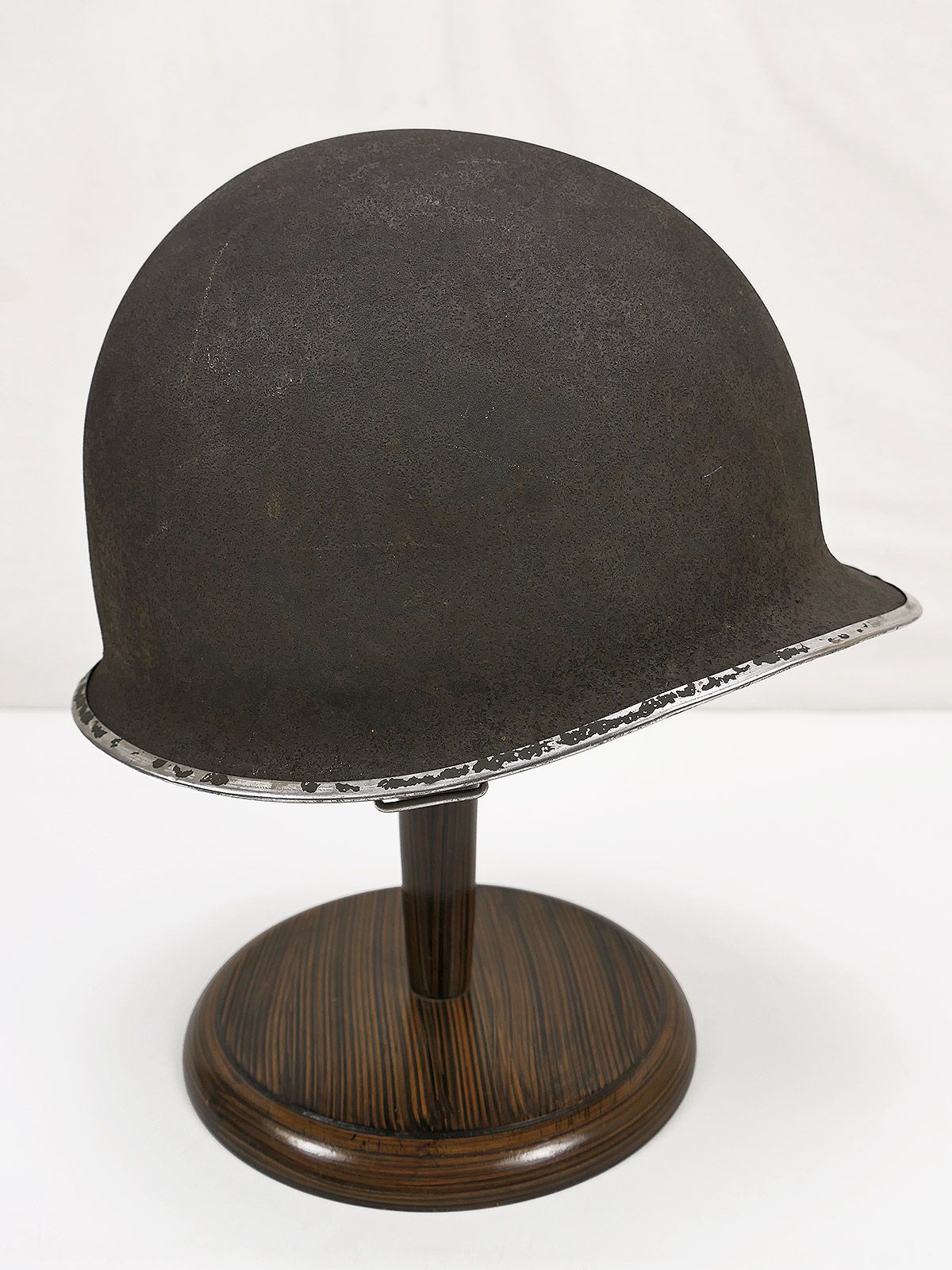 US ARMY WW2 Battlefield M1 Bell Steel Helmet Fixed Bale NORMANDIE ...