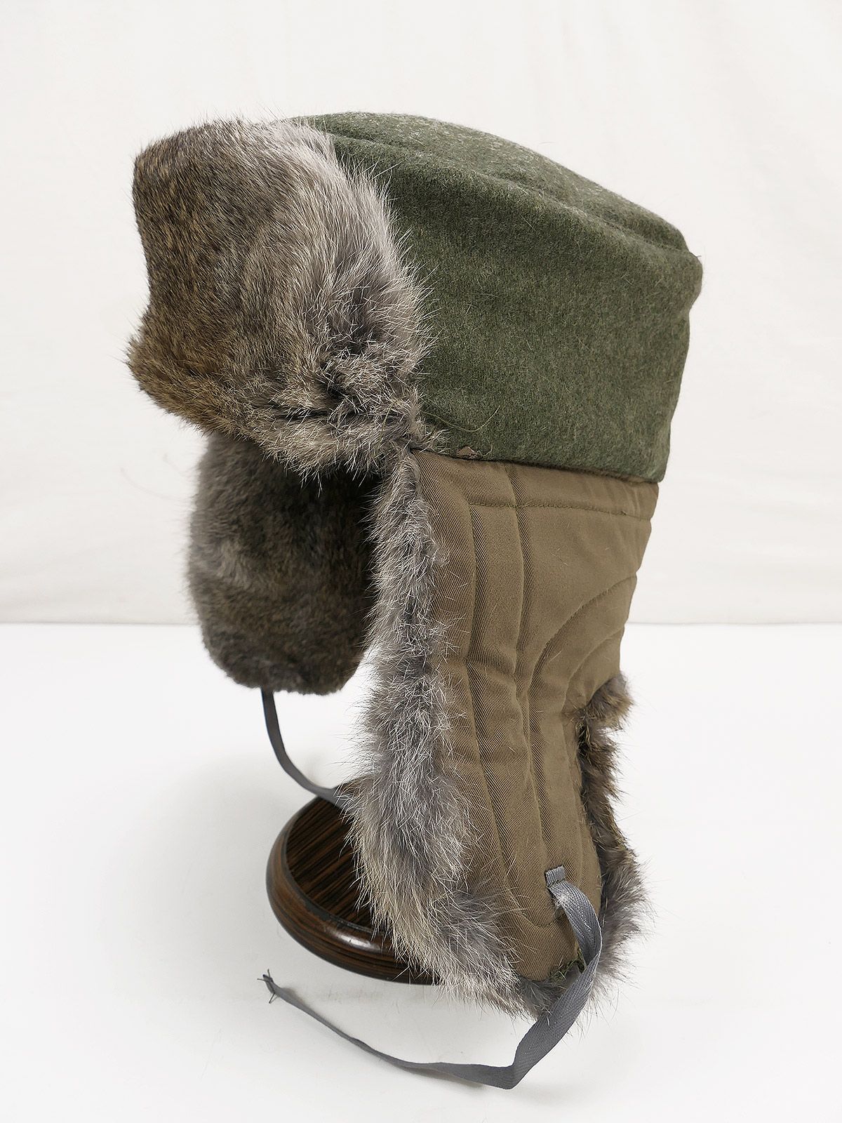 #43 Wehrmacht winter cap fur cap rabbit fur hare fur field cap size 62 ...