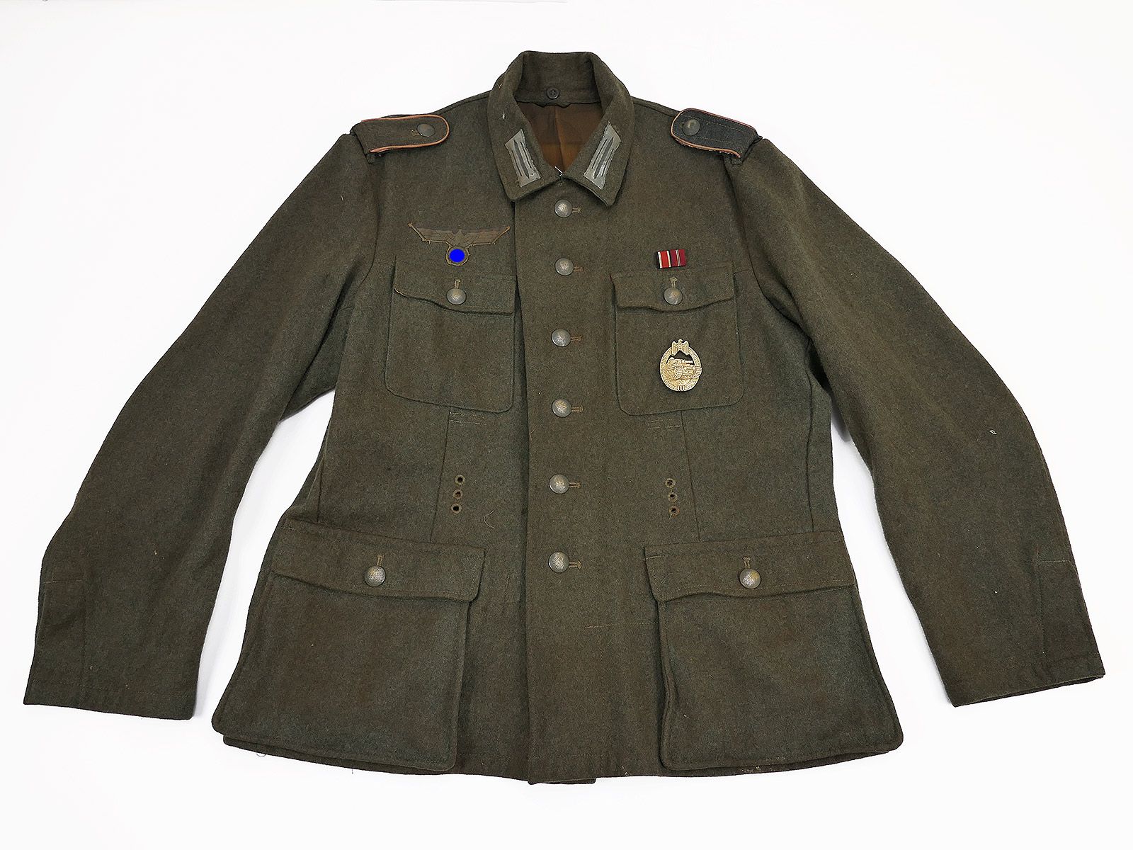 Wehrmacht M43 field blouse uniform effected from collection liquidation ...