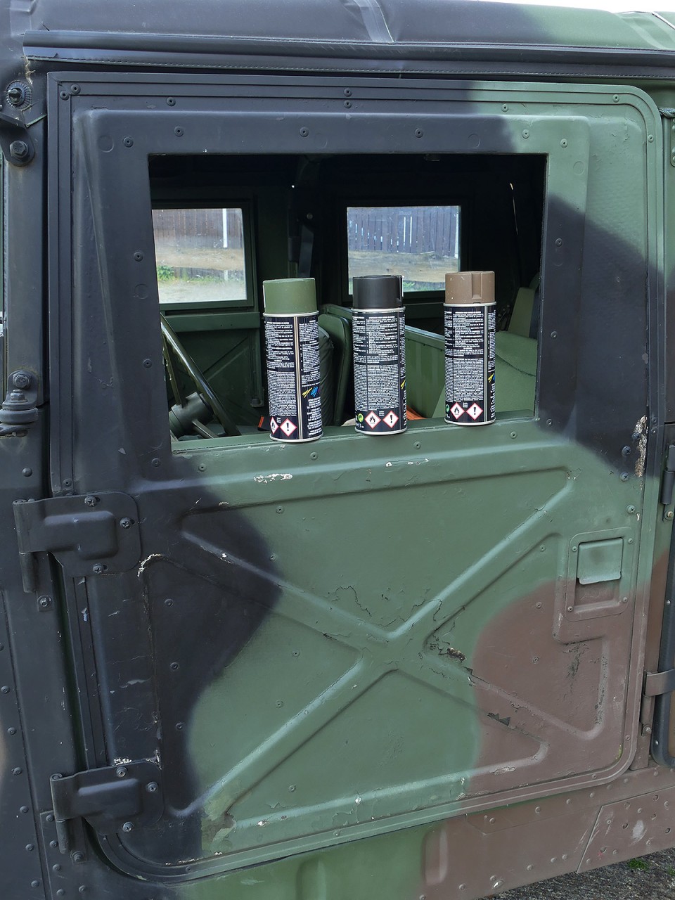 400ml paint, base price 25,00 €/L, restoration paint MATT Nato ...