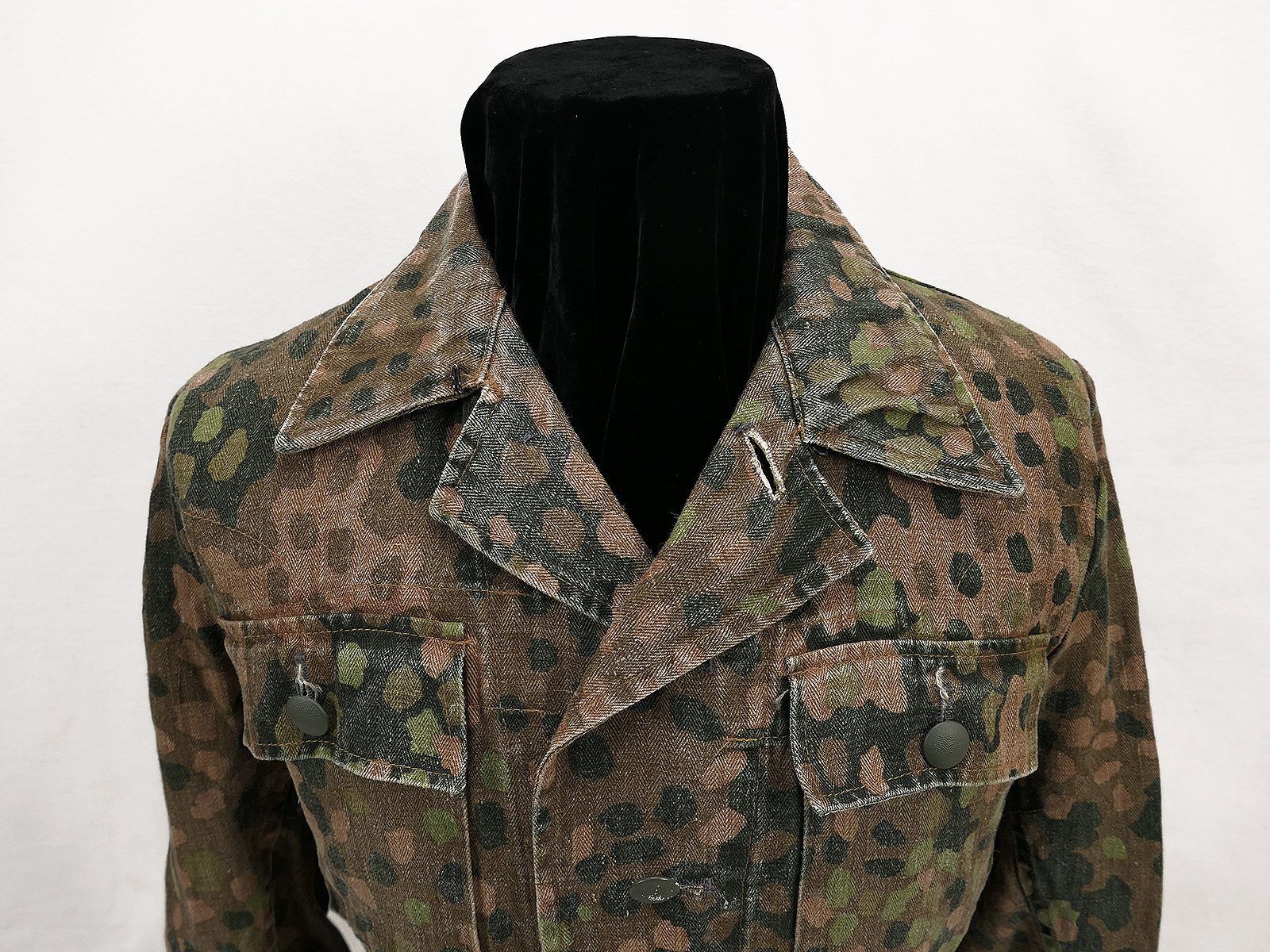 RARE Waffen SS four-pocket skirt camouflage jacket Pea Dot Uniform ...