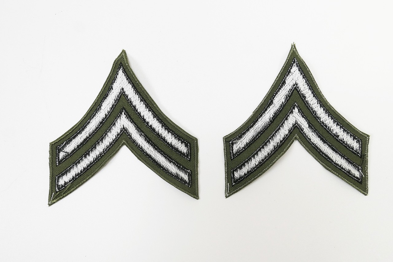 US ARMY Vietnam Ranks Badge - Corporal CPL - Uniform Rank Badge | Lomax ...