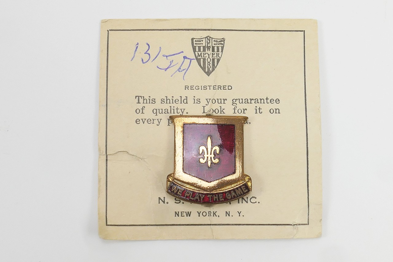 US WW2 Military Unit Crests Unit Insignia 131st Field Artillery Pin ...
