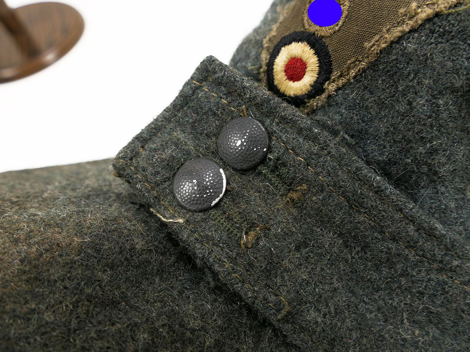 Antique M43 field cap, Wehrmacht, original Italian wool fabric ...