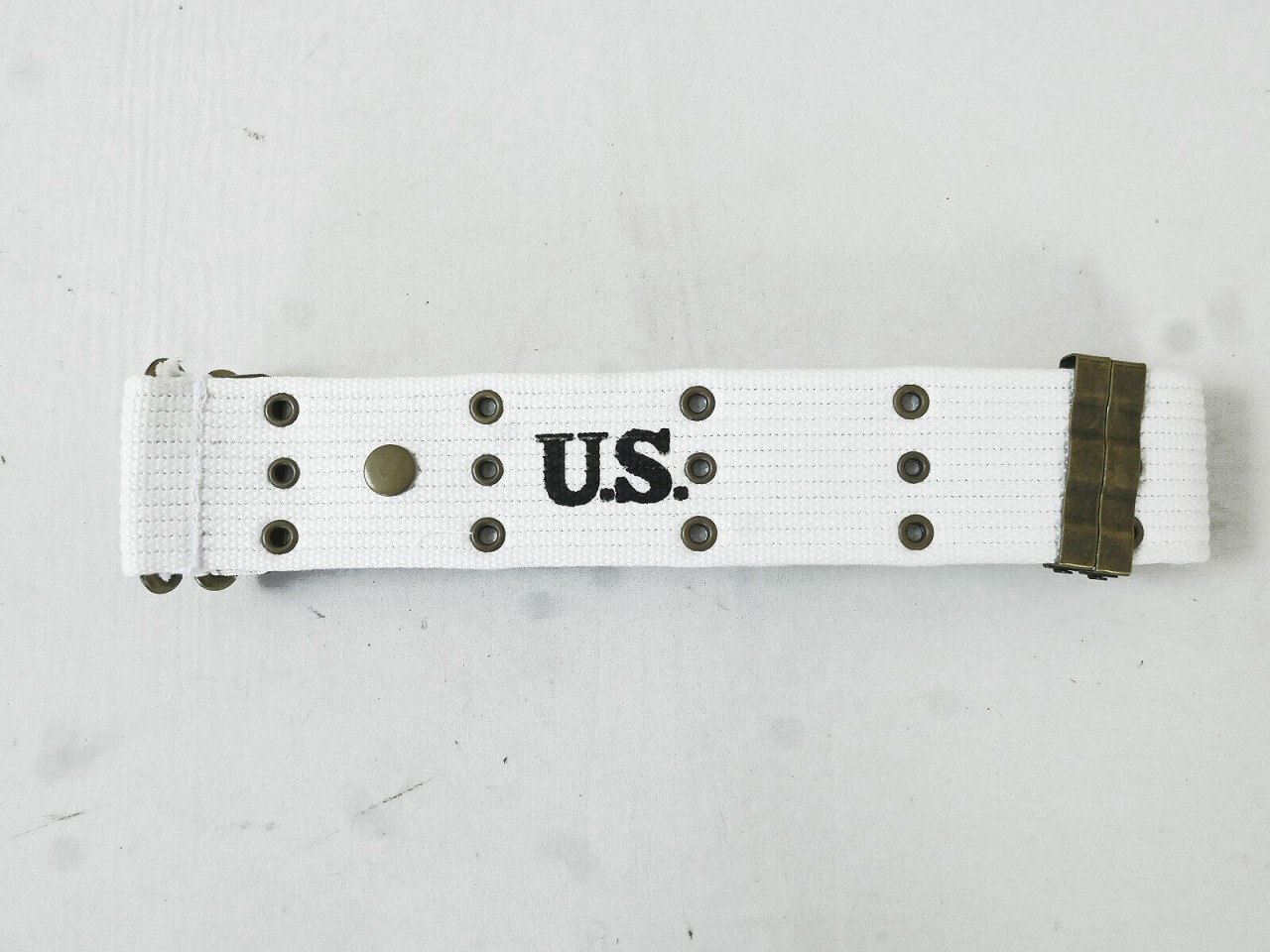 US MP Military Police Pistol Belt Belt white military police 135cm hole ...