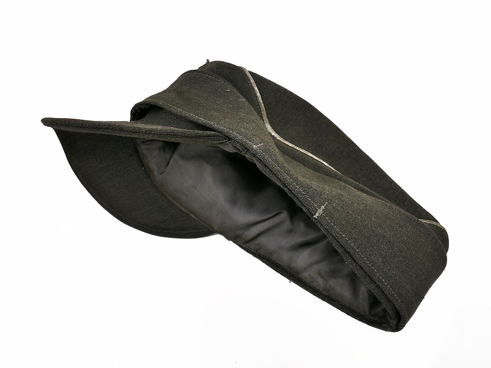 Antique Waffen SS M43 Officer's Field Cap, jersey fabric / trapezoid ...