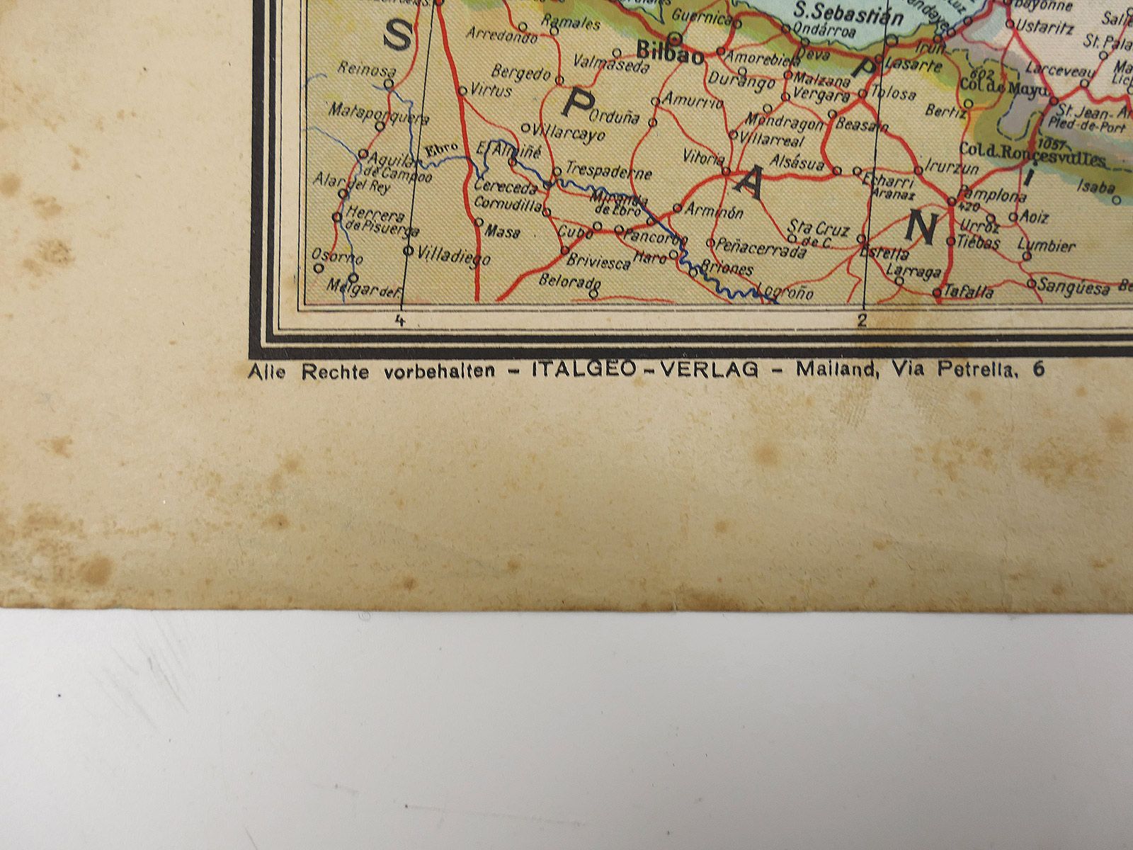 Original war map DIE WESTFRONT folding map OKW 78x59cm | Lomax Militaria