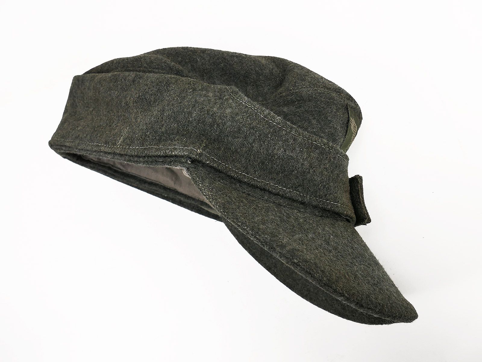 Antique Waffen SS M43 single-button field cap, Italian wool fabric ...