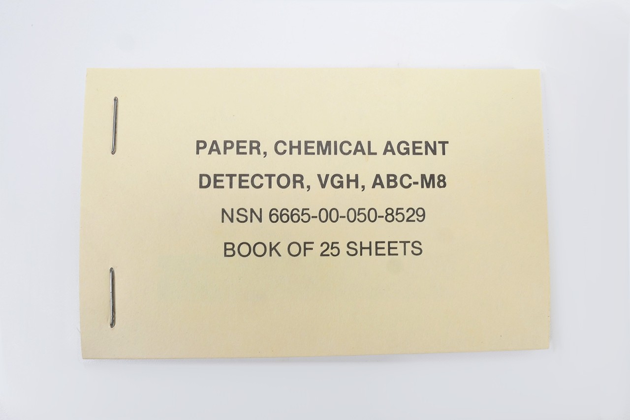 US Book of Paper Chemical Agent Detector VGH ABC-M8 - Chemicals ...