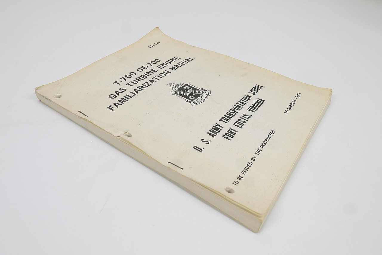 US Army 2x T-700 GE-700 Technical Manuals Gas Turbine Engine - Manuals ...