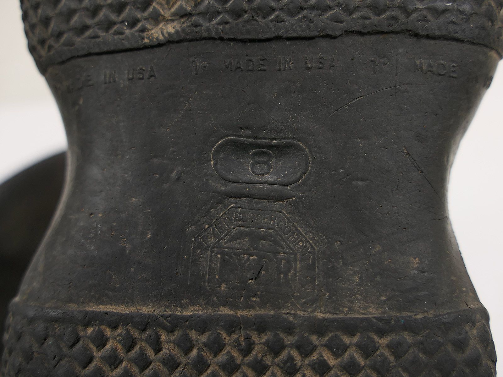 US ARMY WW2 Overshoes Arctic Rubber Over Boots Size 8 circa 1942 ...