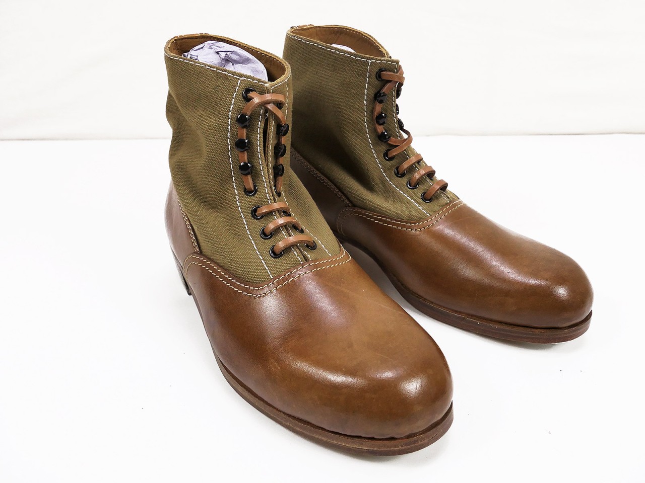 Wehrmacht DAK Tropenstiefel Afrikakorps boots short with size selection ...