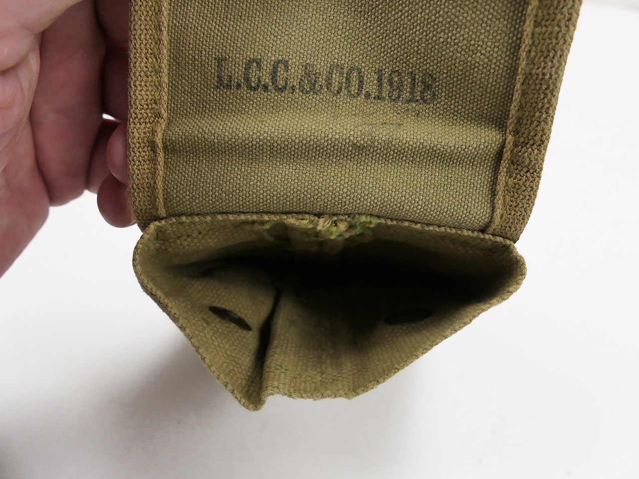 Original WW1 US Army M1918 magazine pouch for Colt 1911 - dated 1918 ...