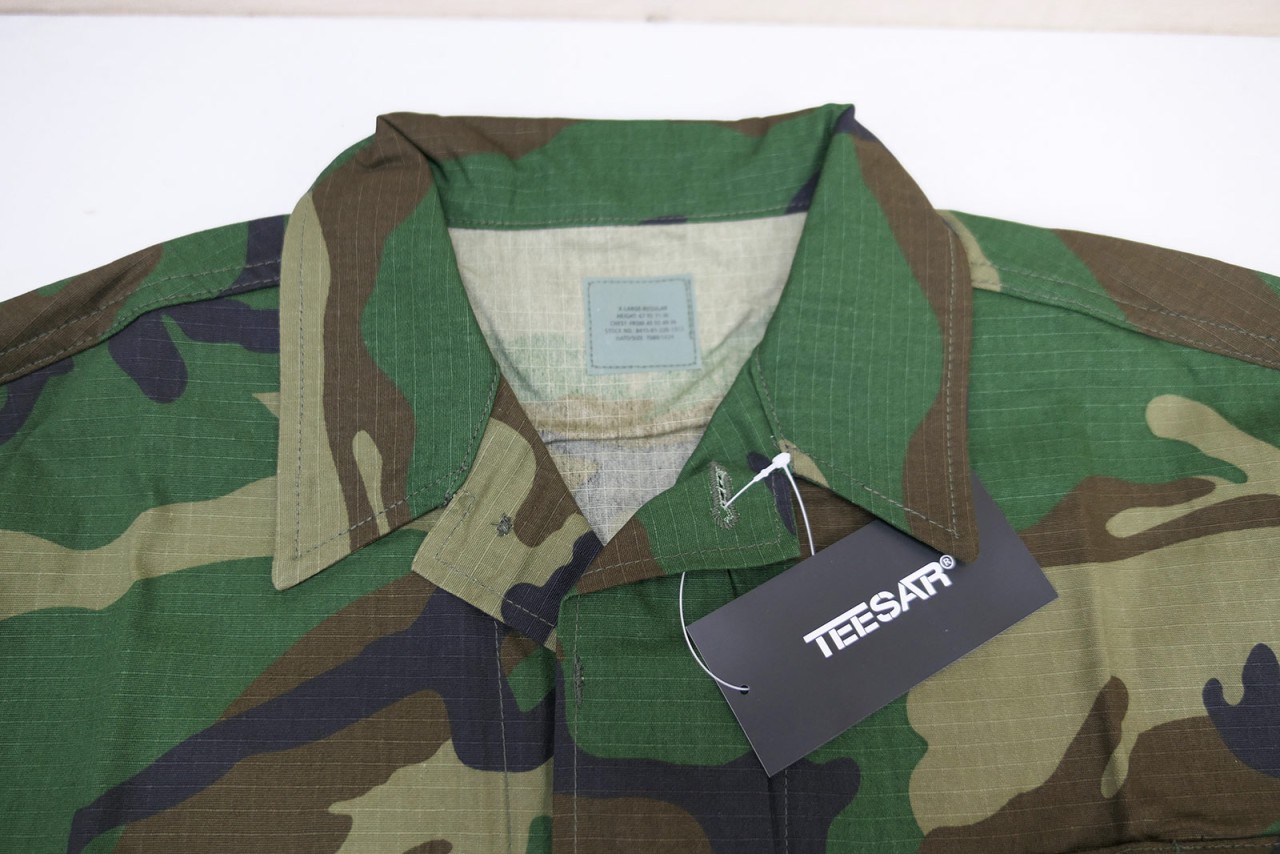 US Army BDU Woodland Field Jacket Ripstop Field Jacket | Lomax Militaria
