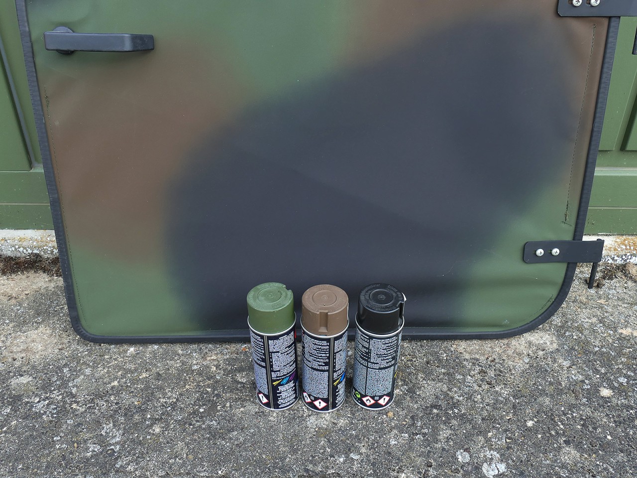 400ml paint, base price 25,00 €/L, restoration paint MATT Nato ...