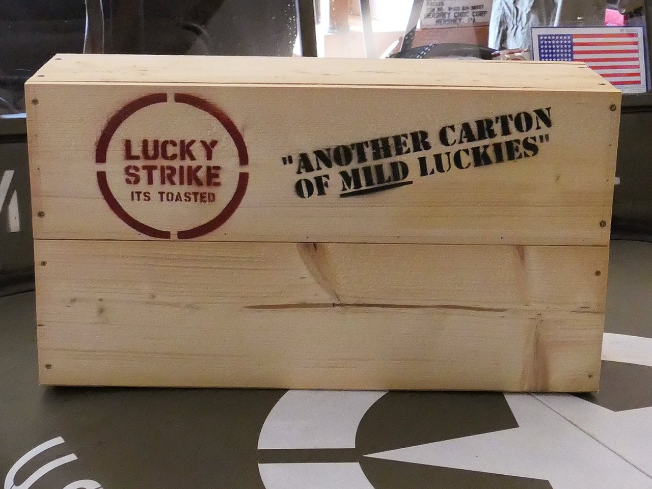 US ARMY WW2 Rations K Ration wooden box cigarettes | Lomax Militaria