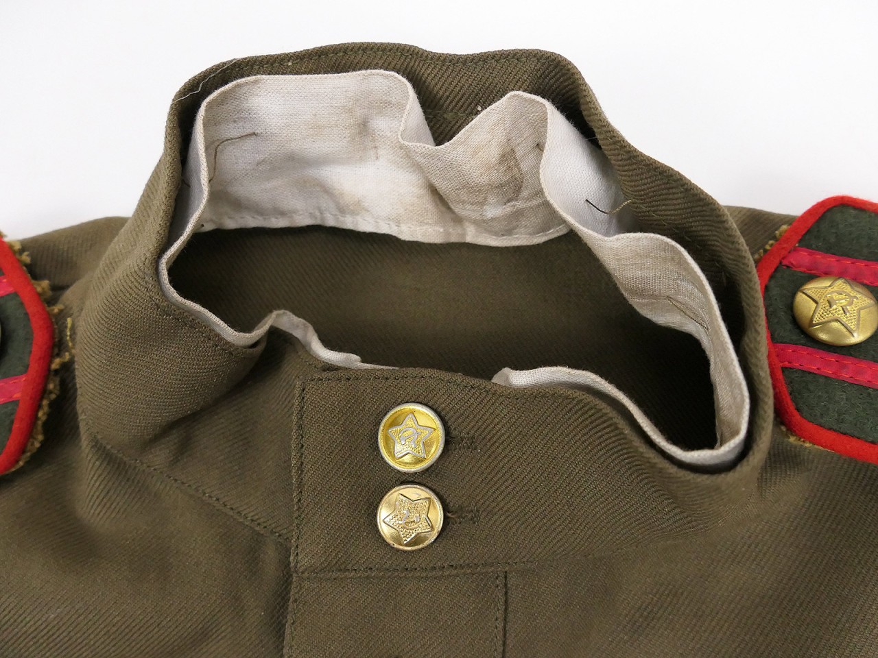 Russian uniform / shirt officer colonel artillery Russia Red Army ...