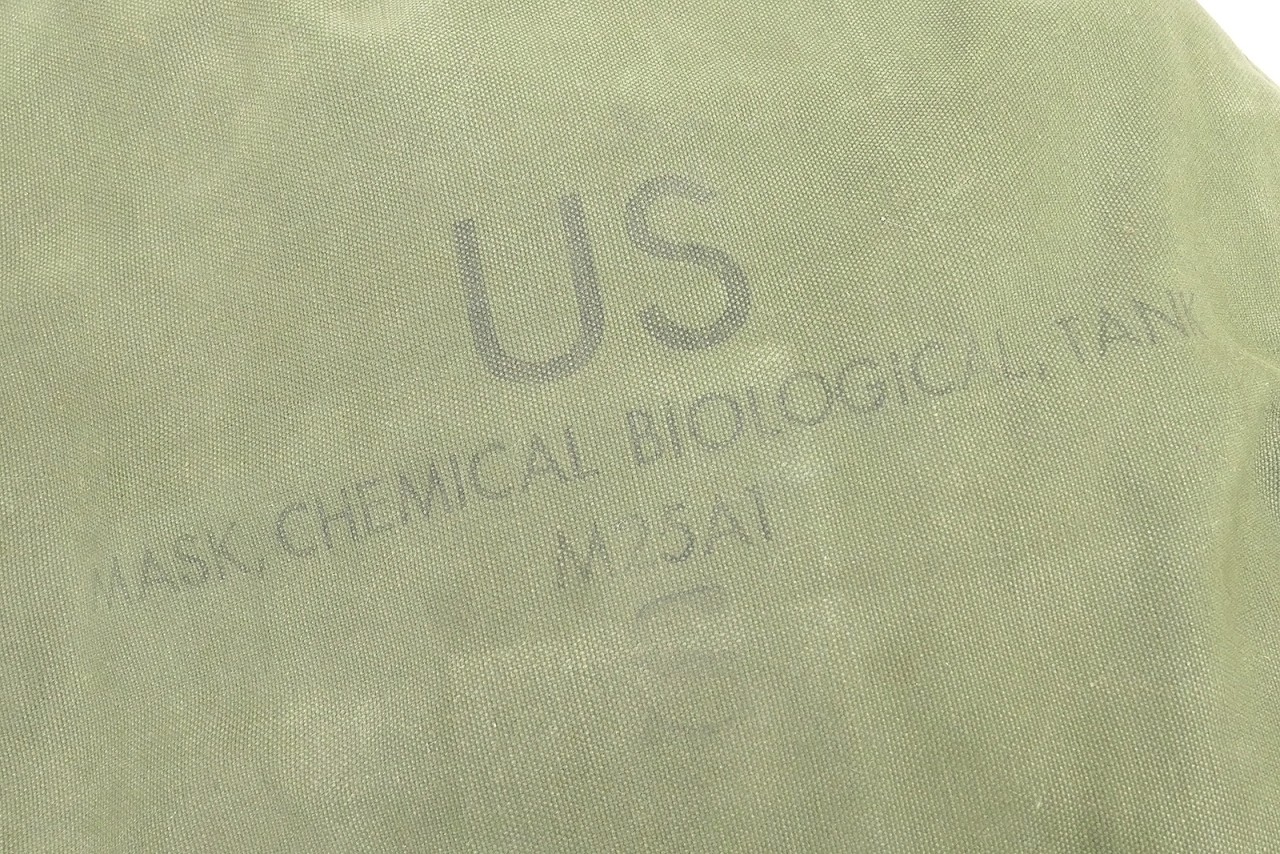 Original US Army M25A1 Chemical Biological Tank Gas Mask Bag with ...