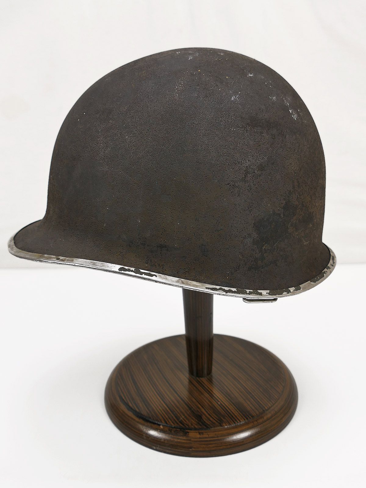 US ARMY WW2 Battlefield M1 Bell Steel Helmet Fixed Bale NORMANDIE ...