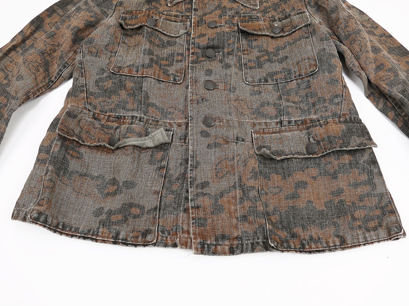 RARE Waffen SS four-pocket skirt camouflage jacket Eichenlaub HERBST ...