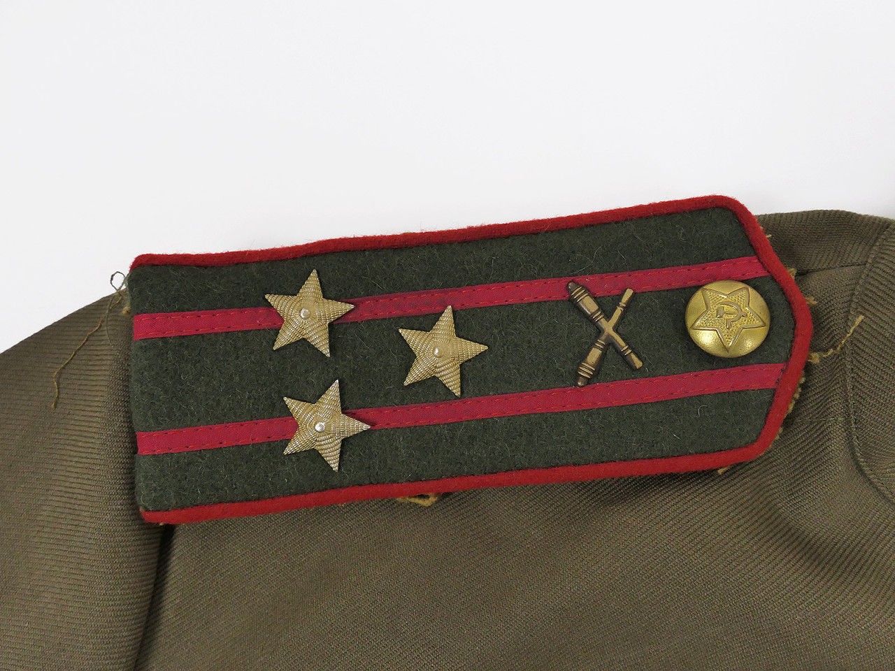 Russian uniform / shirt officer colonel artillery Russia Red Army ...