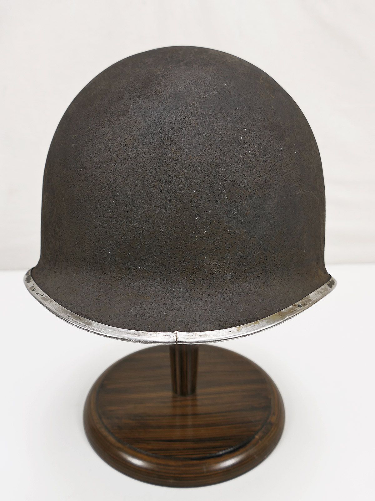 US ARMY WW2 Battlefield M1 Bell Steel Helmet Fixed Bale NORMANDIE ...