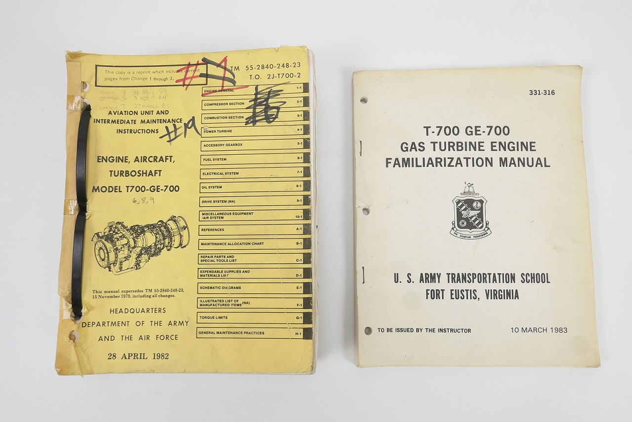 US Army 2x T-700 GE-700 Technical Manuals Gas Turbine Engine - Manuals ...