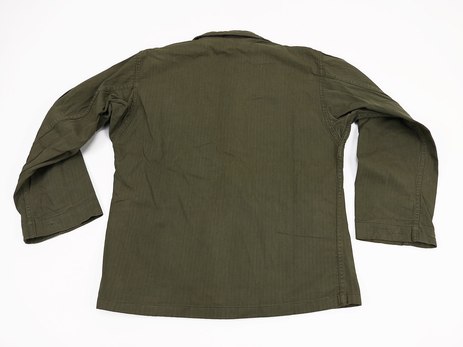 #B/ Single piece Original US ARMY WW2 HBT Herringbone Twill Jacket ...