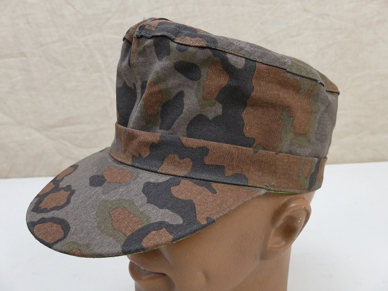 WAFFEN SS M42 oak leaf camo cap - Oak leaf camouflage field cap | Lomax ...