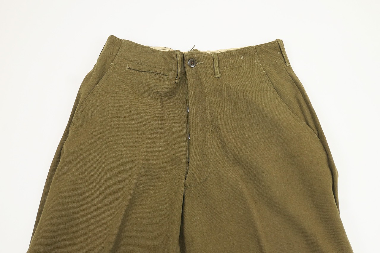 Original US WW2 M1937 Field trousers M37 Field wool serge OD Trousers ...