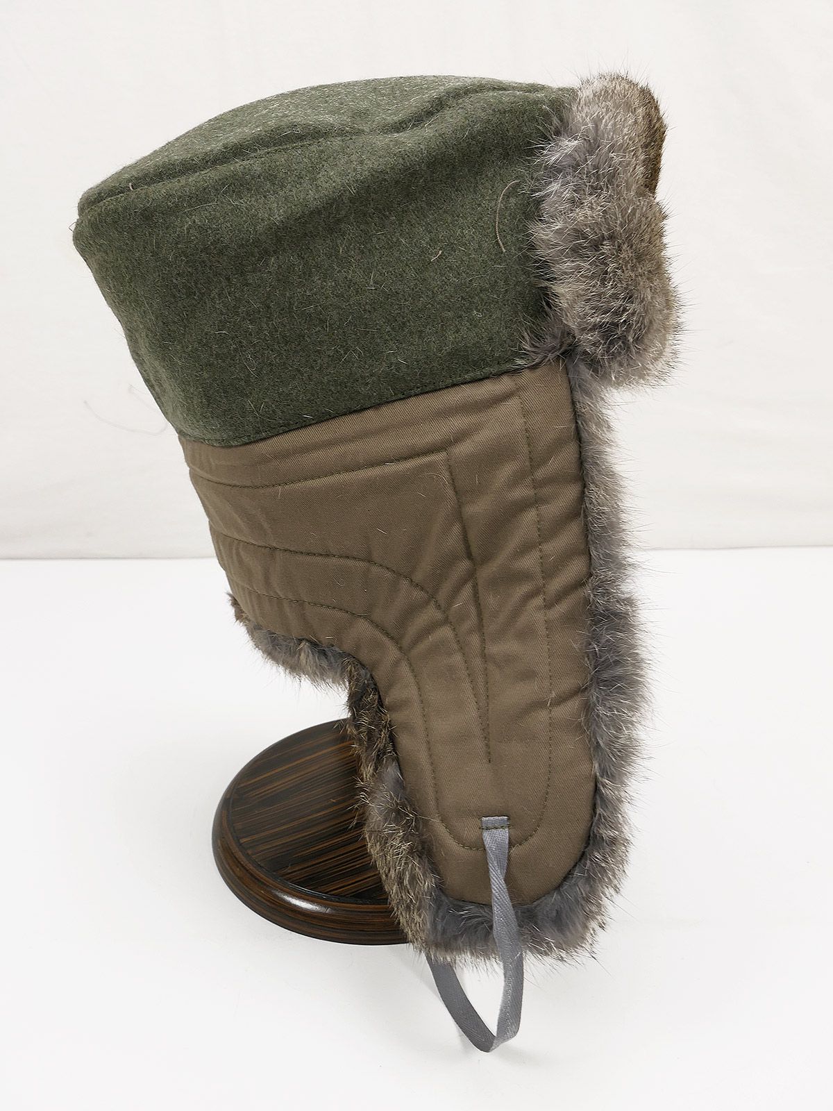 #43 Wehrmacht winter cap fur cap rabbit fur hare fur field cap size 62 ...