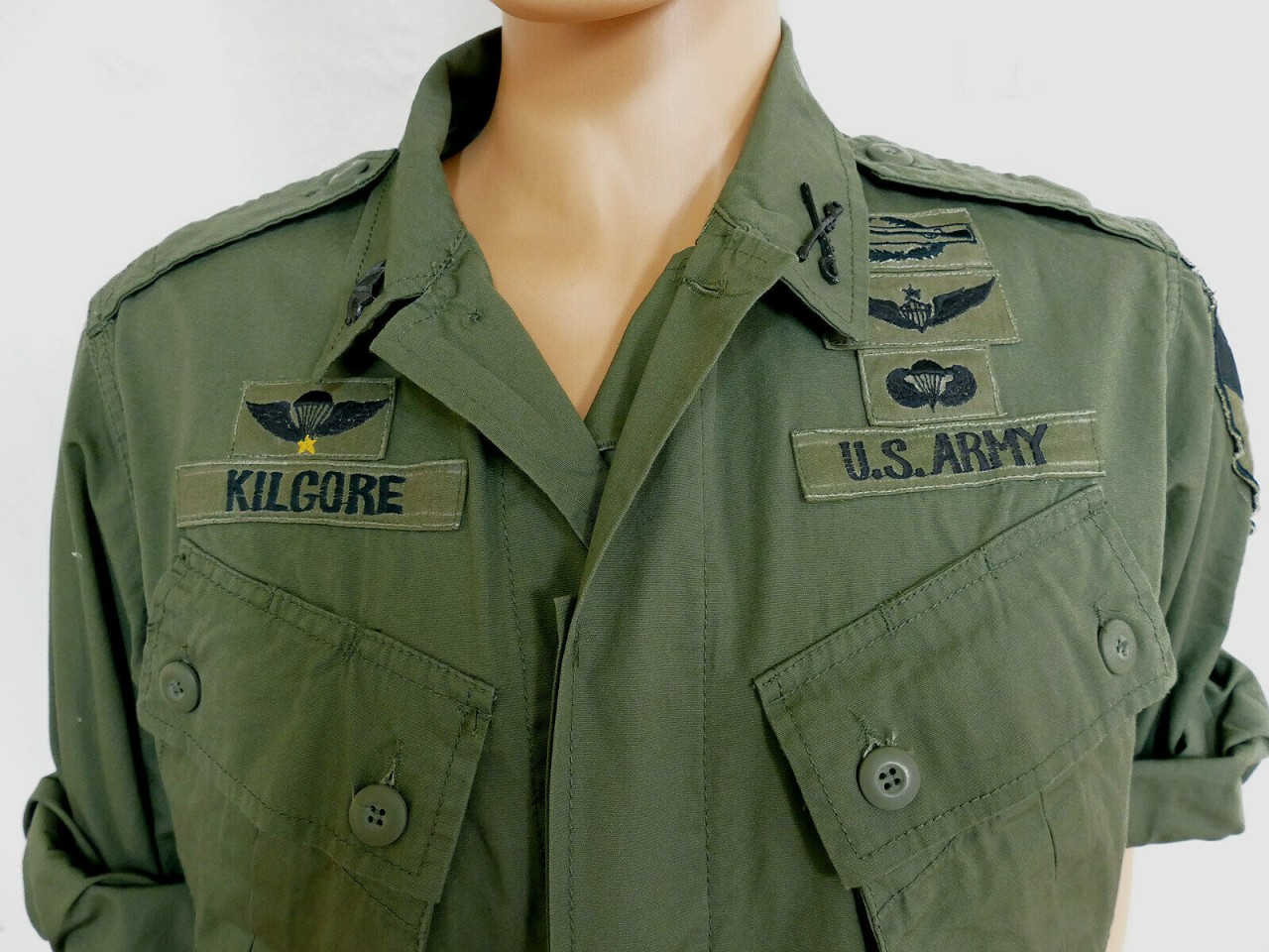 US Army Vietnam Jungle M 64 Uniform Lt. Colonel Bill Kilgore costume ...