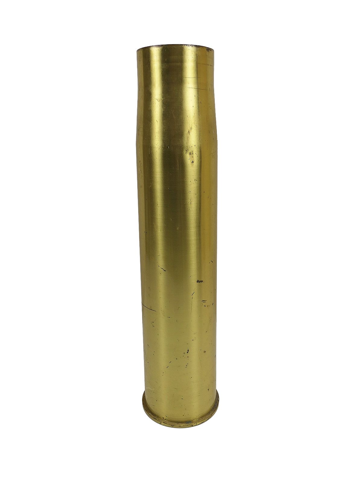 Original ammunition case 105mm brass case cartridge armoured reservists ...