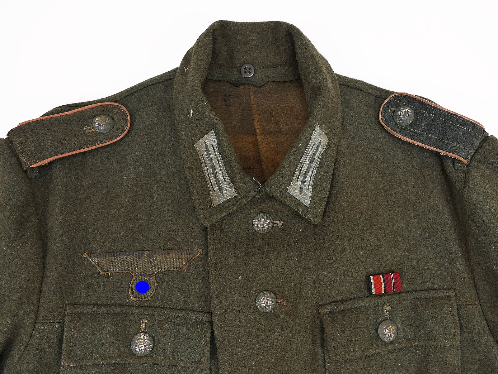 Wehrmacht M43 field blouse uniform effected from collection liquidation ...