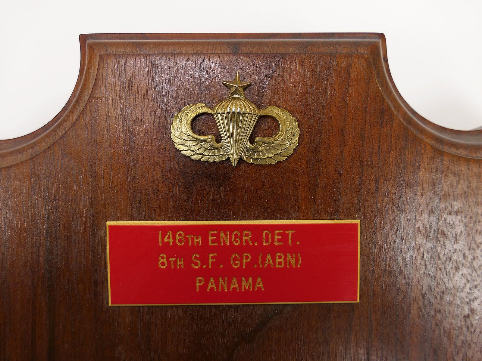 Commemorative wall plaque Plague Service 8th Special Forces Group SFG ...
