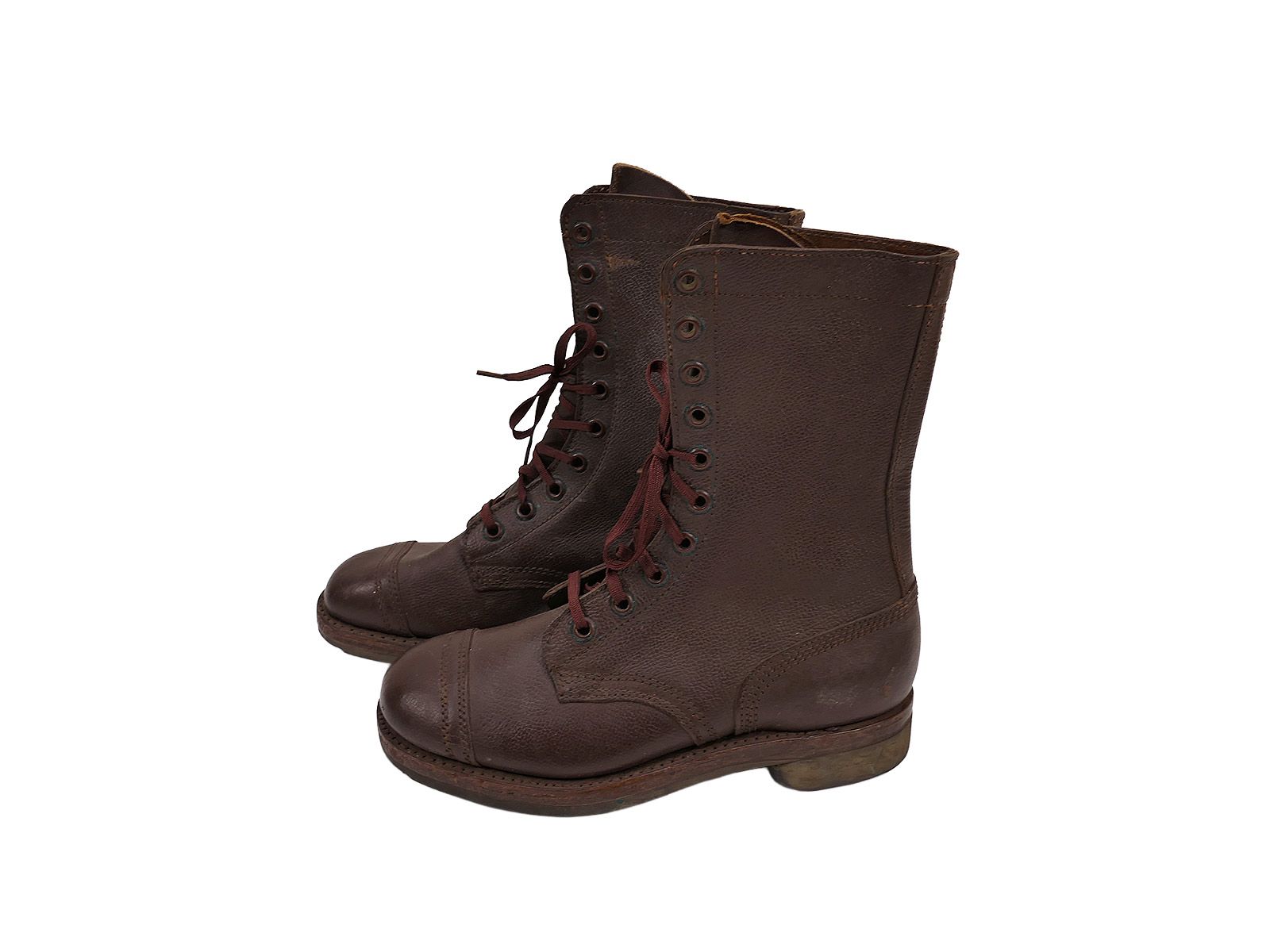 Vintage NL Combat Boots Brown similar to US Paratrooper WW2 Boots Boots ...