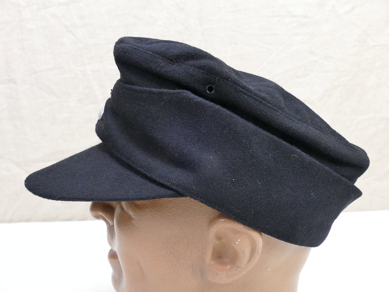 Wehrmacht tank field cap M43 black model M-1943 Baschlik cap crews ...