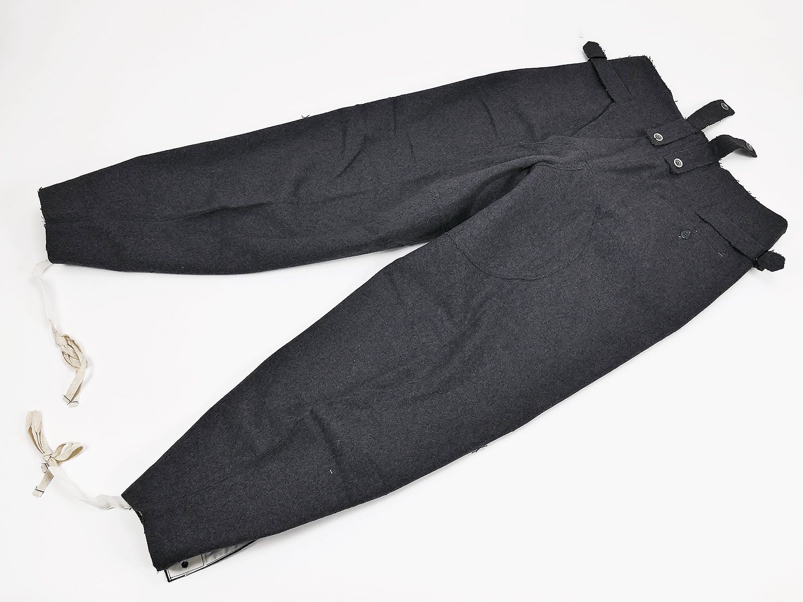 Luftwaffe blue-grey M43 field trousers / wedge trousers LW uniform ...