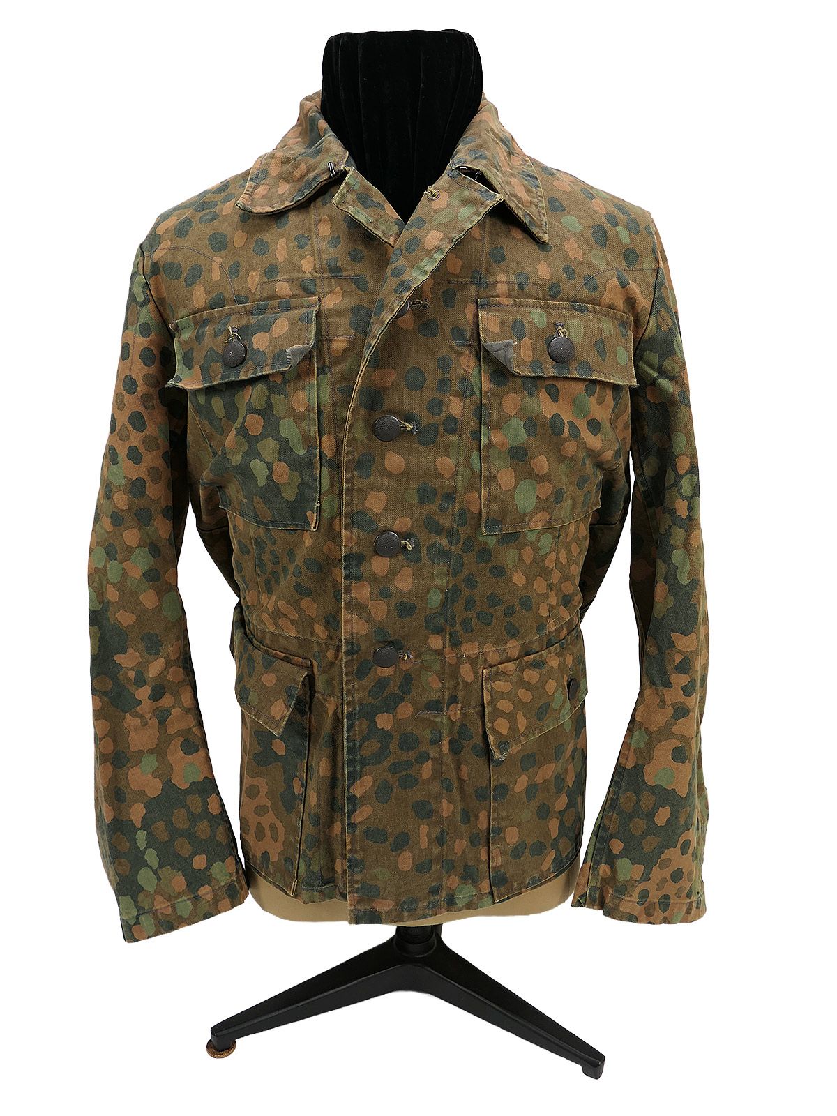 RARE Waffen SS four-pocket skirt camouflage jacket Pea Dot Uniform ...
