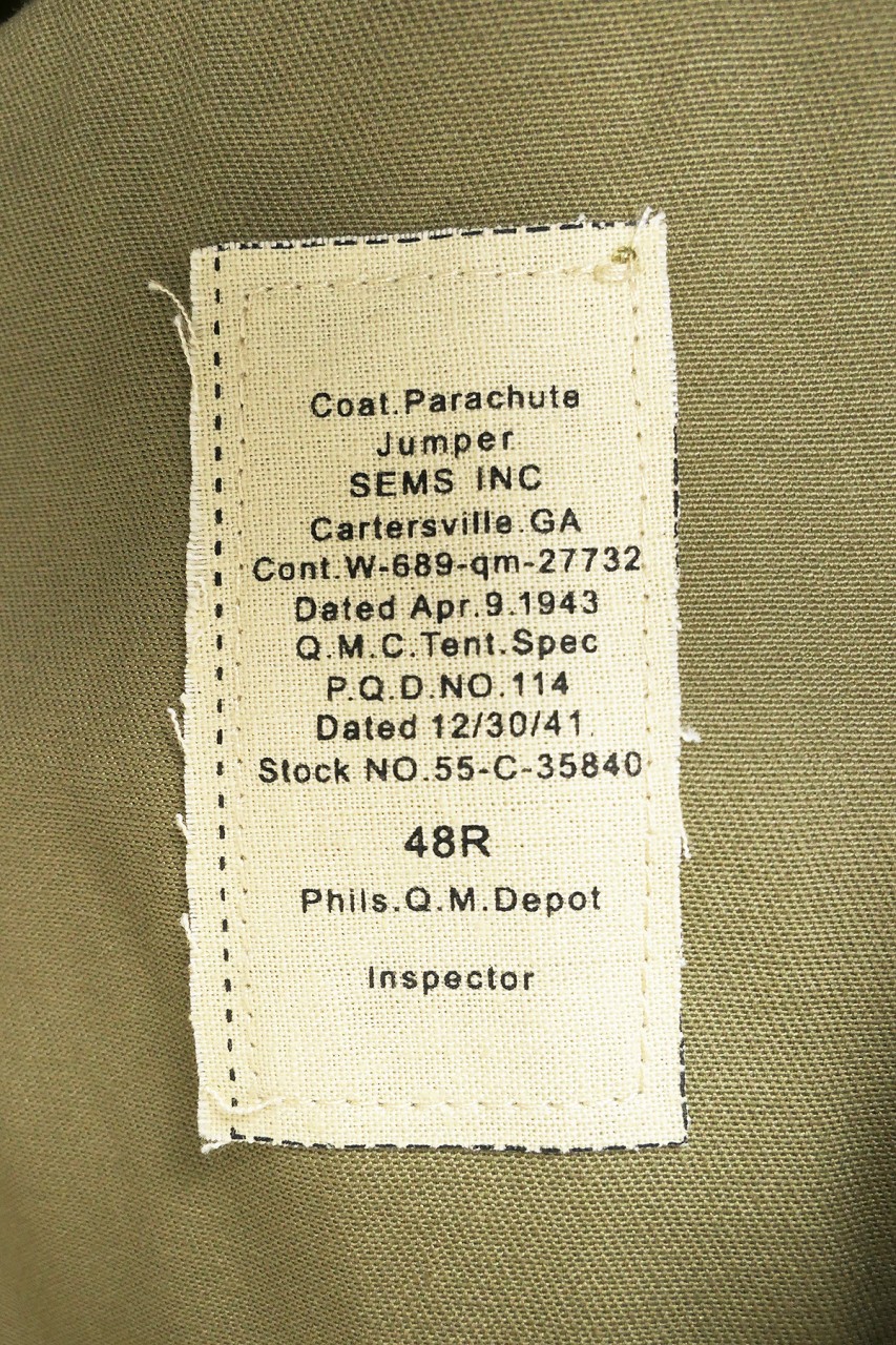 US WW2 Paratrooper Jump Suit Airborne Suit | Lomax Militaria