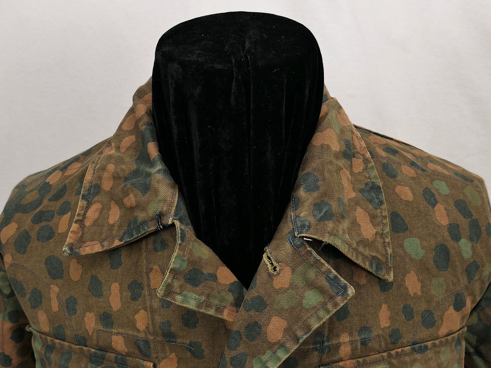 RARE Waffen SS four-pocket skirt camouflage jacket Pea Dot Uniform ...