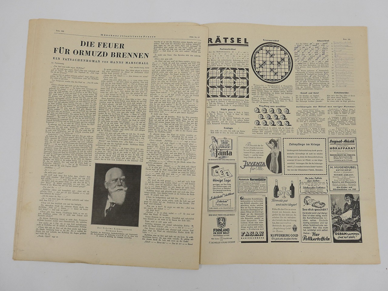 Munich Magazine Illustrated Press Newspaper JG21/No.17 Issue 27.April ...