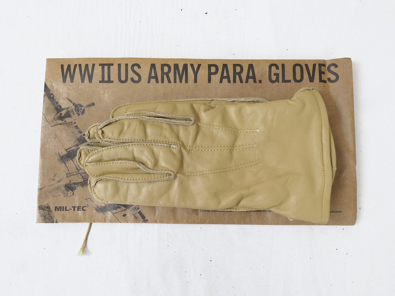US WW2 Leather Gloves Paratrooper Paratrooper Leather Gloves | Lomax ...
